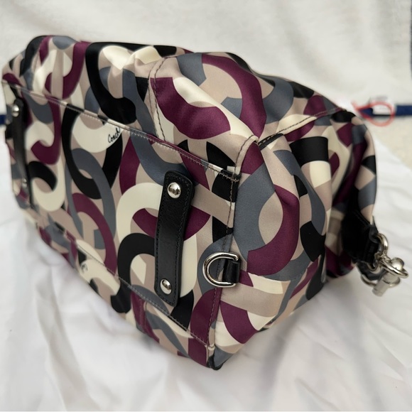 Coach | Bags | Coach Madison 4319 Graphic Op Art Audrey Chain Link ...